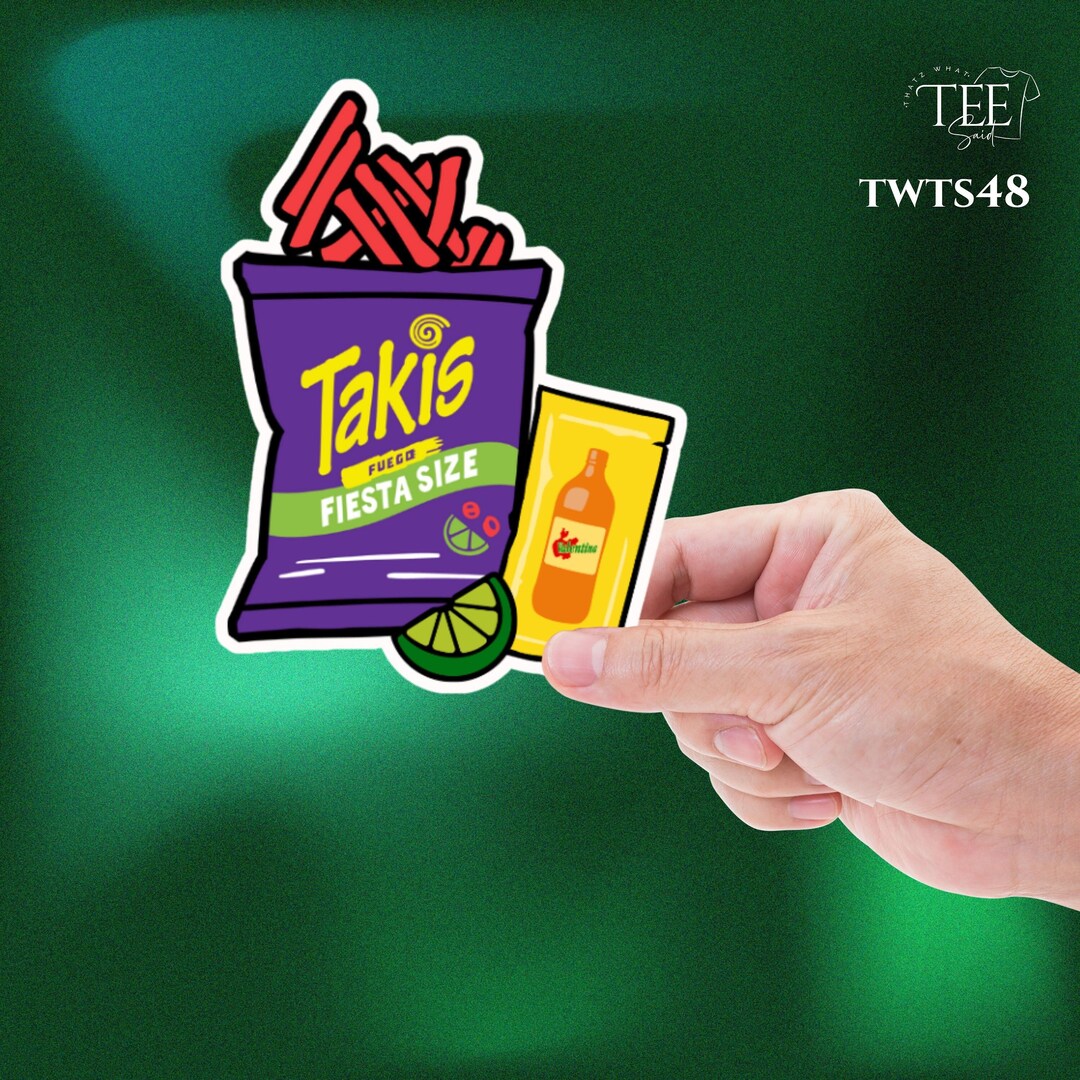 Takis, Mexican Stickers Funny, Waterbottle Stickers Pack, Watrproof ...