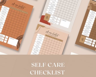 Digital Self-care Planner : Printable Planners & Wellness Organizers ...