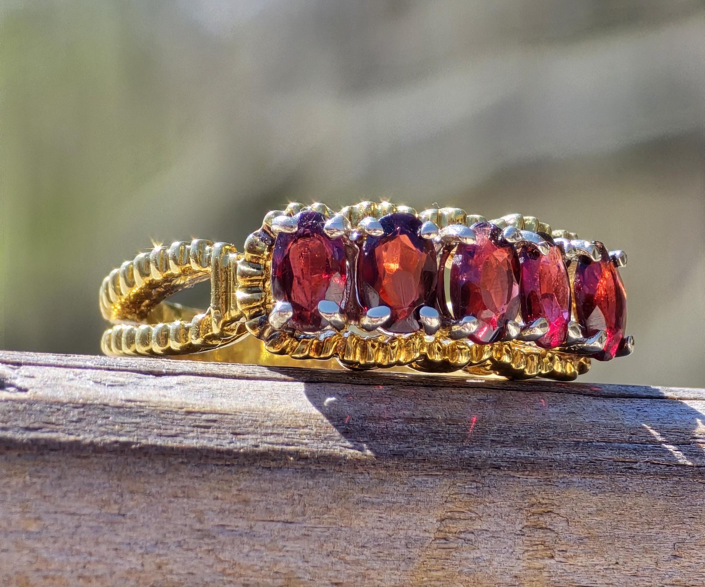Vintage 18k Gold Cocktail Rings - Etsy Vintage 18k Gold Cocktail Rings - Etsy