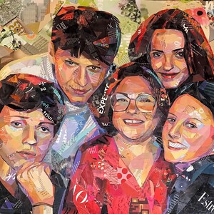 Personalized Family Collage Portrait - Etsy