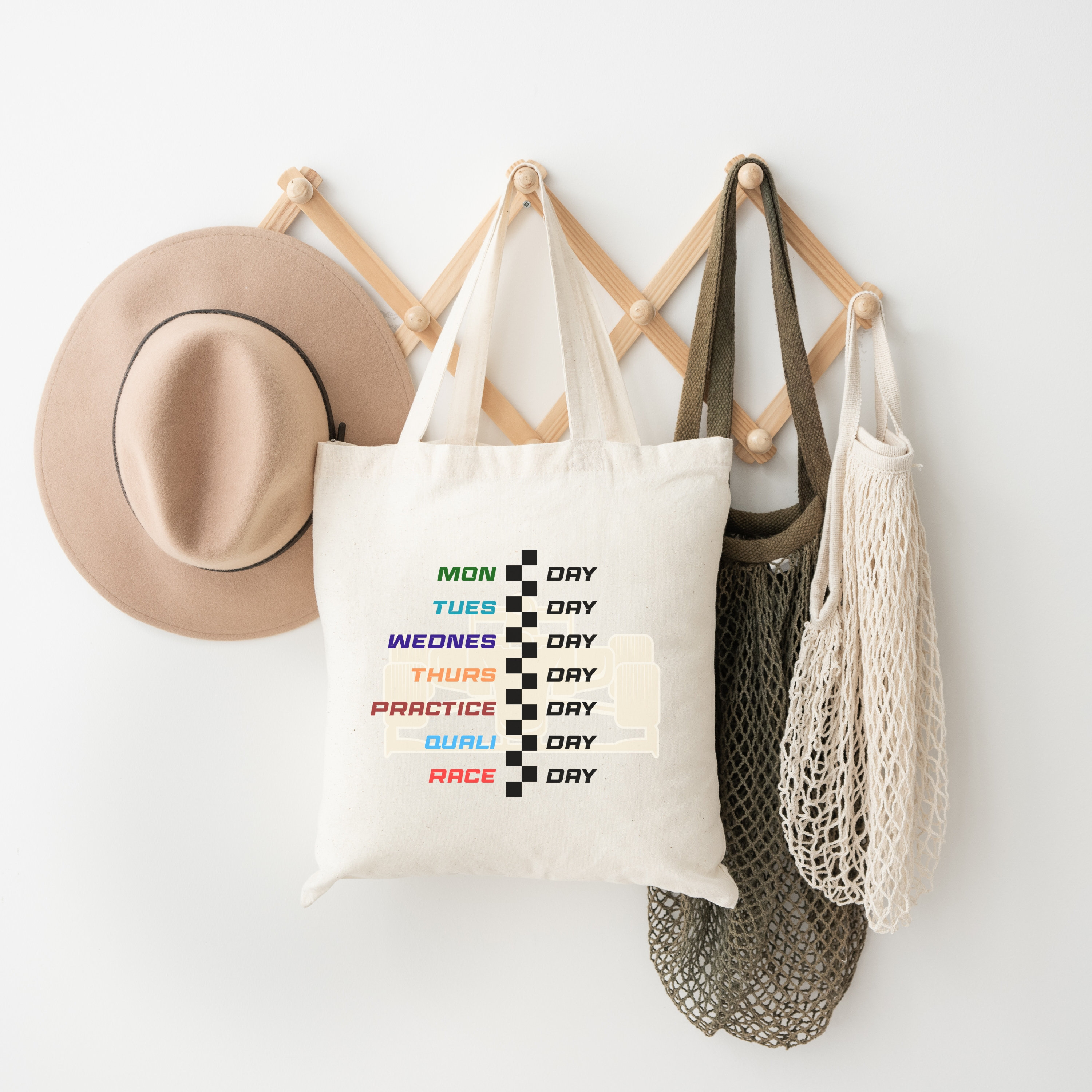 F1 Cotton Canvas Tote Bag, Race Week Bag, Gift for F1 Fan, Tote Bag ...