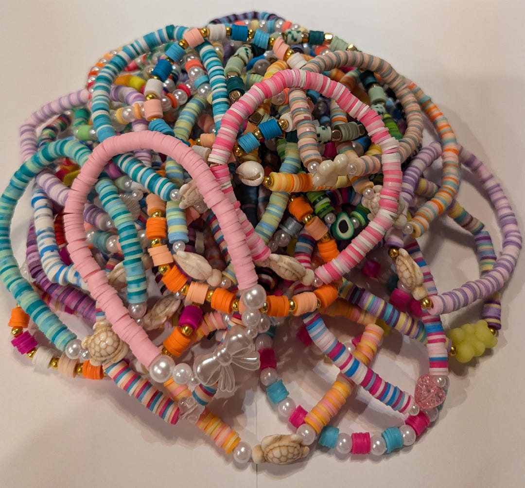 Clay Bead Bracelets! 50 Styles! - Etsy