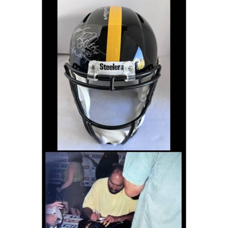 Pittsburgh Steelers Terry Bradshaw Franco Harris Lynn Swann Rocky Blair ...