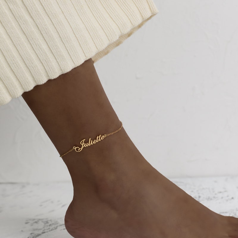 Dainty Anklet - Etsy