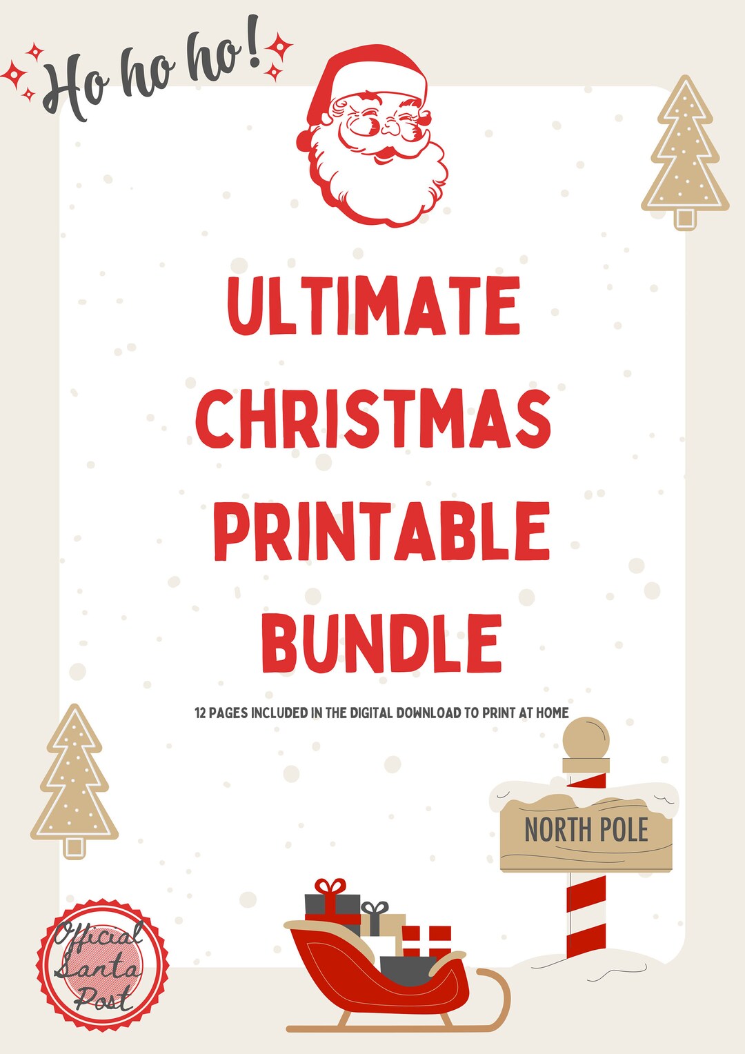 Ultimate Christmas Printable Bundle - Etsy