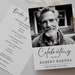 Funeral Program Template Modern Memorial Program Editable - Etsy