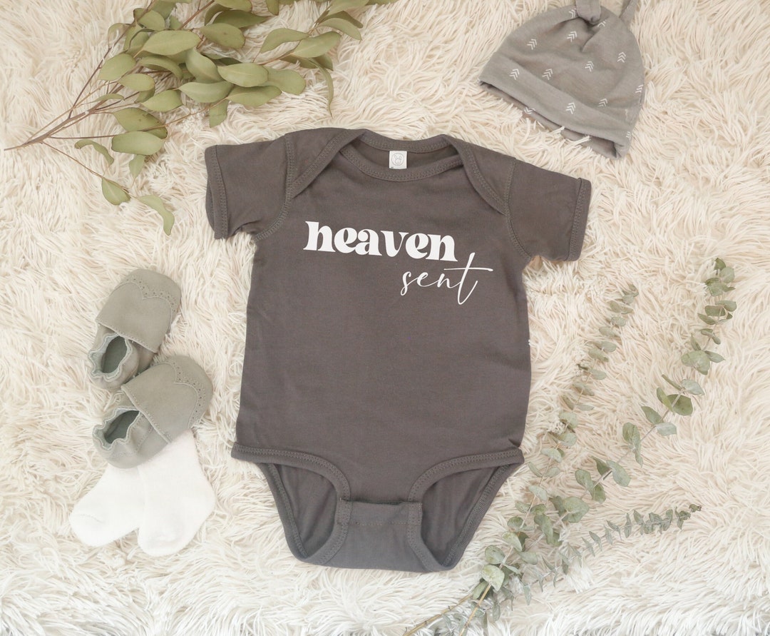 Heaven Sent Baby Onesie®, Pregnancy Reveal, Baby Shower Gift ...
