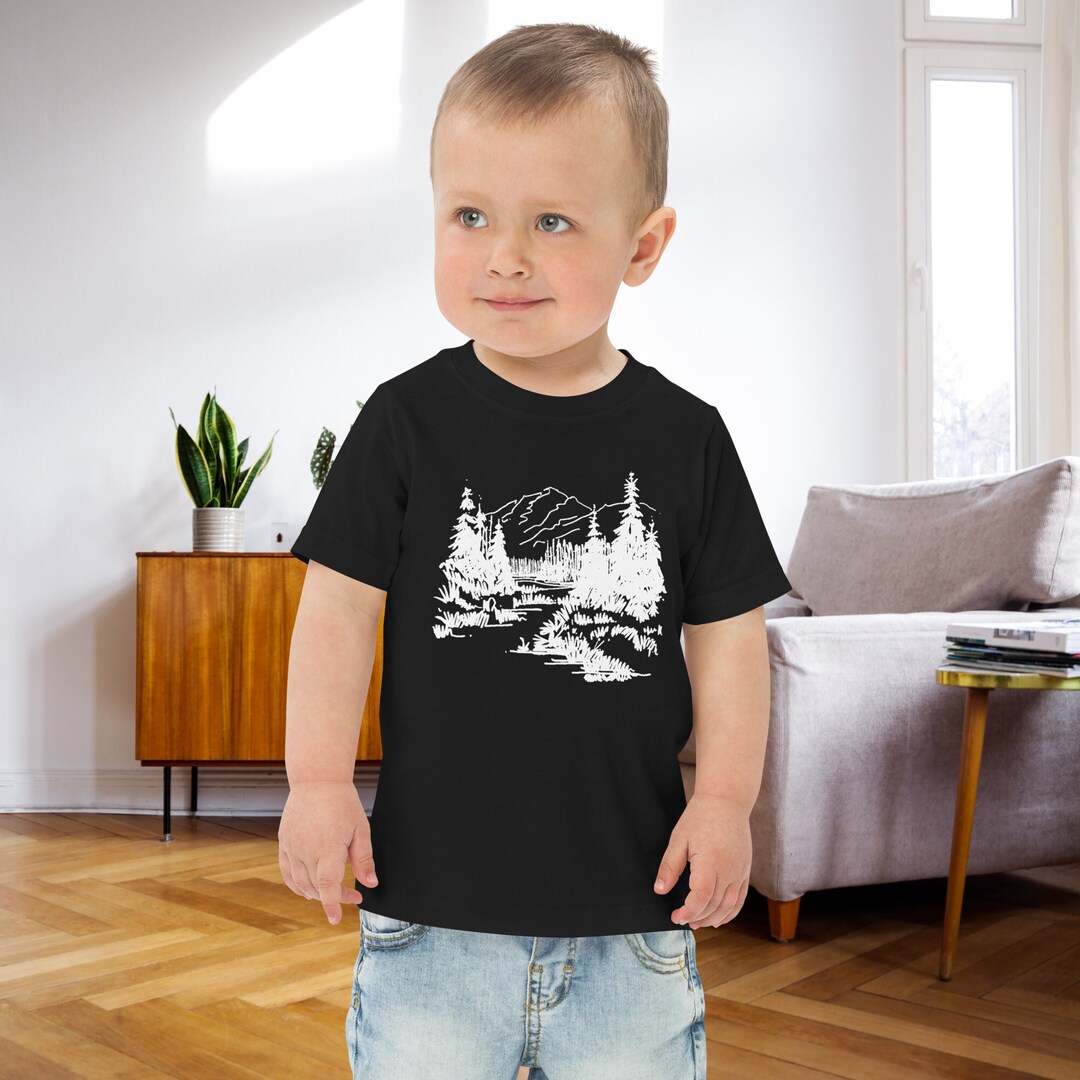 Toddler Shirt, Kids Nature T-shirt, Forest Shirt, Kids Camping Shirt ...