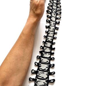 Reflective Spine Patch Embroidered Spine Iron-on Spine Patch With ...