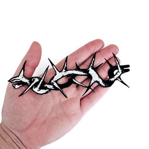 Barbed Wire Patch Iron-on - Etsy