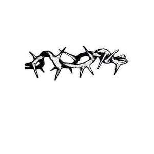 Barbed Wire Patch Iron-on - Etsy