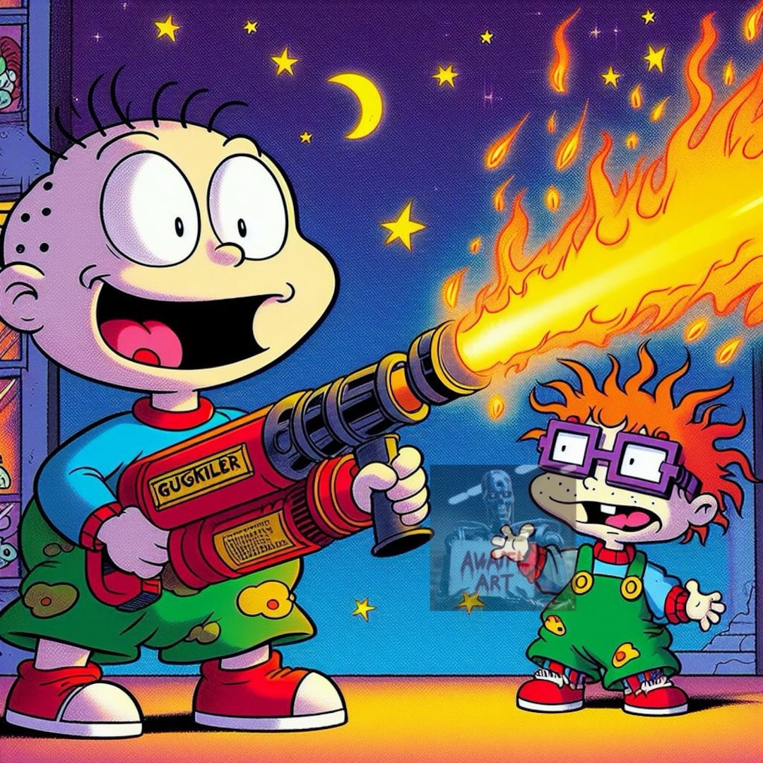 Rugrats Art 11 Never Seen on TV Poster Canvas Internal - Etsy