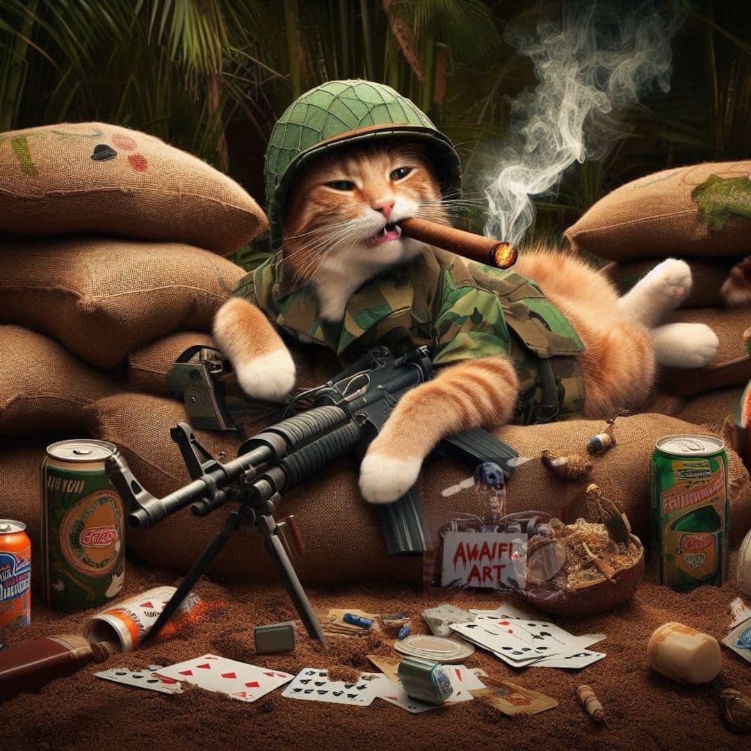 Celebrities in War 113 Kitten, Cat, Battle, Military, Soldier, Army ...