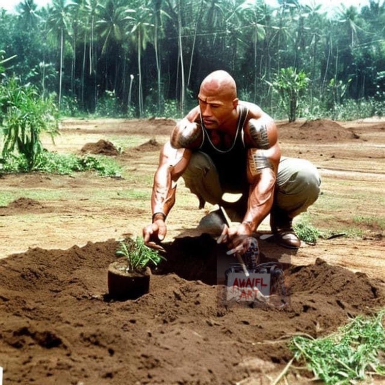 Celebrities in War 022 Dwayne Johnson, the Rock, Celebrity, Battle ...