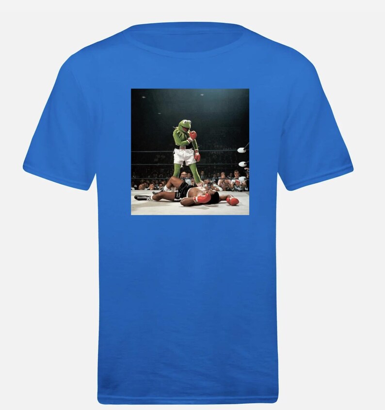 Kermit the Frog V Sonny Liston - Mohammad Ali - Famous Photo - Made in ...