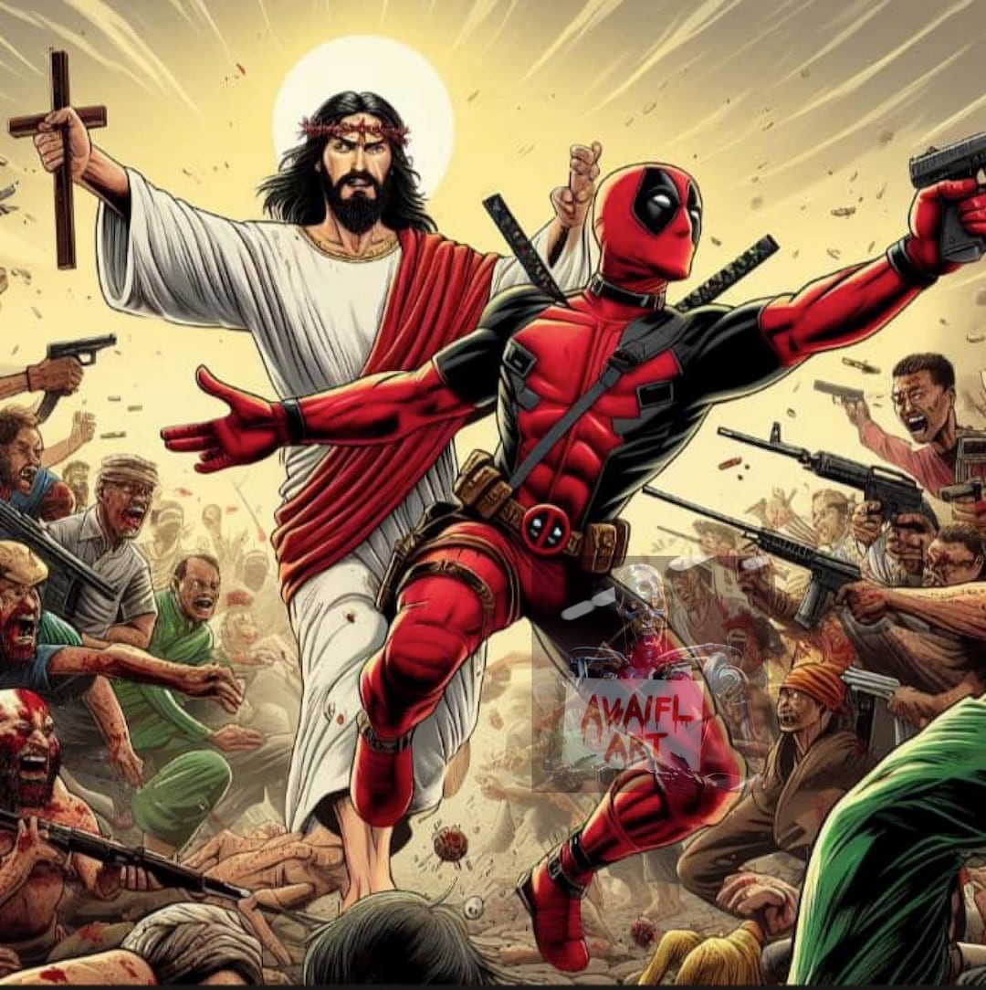 Jesus Christ Joins Marvel 01 Fights With Deadpool, Marvel, Funny ...