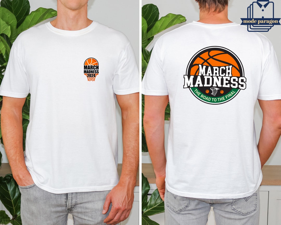 March Madness Shirt, Basketball Season Tee, Basketball Lover Tee, Funny ...