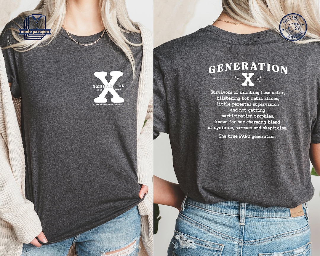 Generation X Gen Shirt, Raised on Hose Water and Neglect Sweatshirt ...