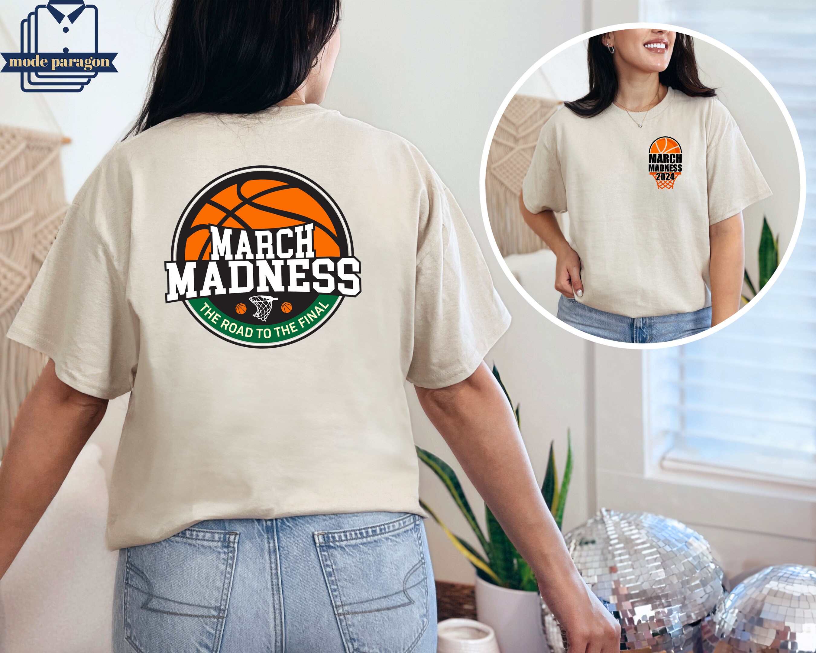March Madness Shirt, Basketball Season Tee, Basketball Lover Tee, Funny ...