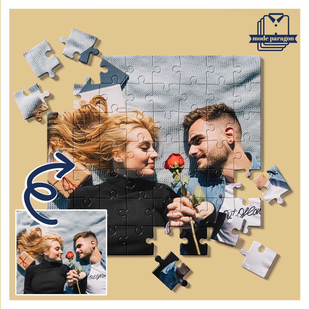 Custom Photo Jigsaw Puzzle, Personalized Family Picture Puzzle ...