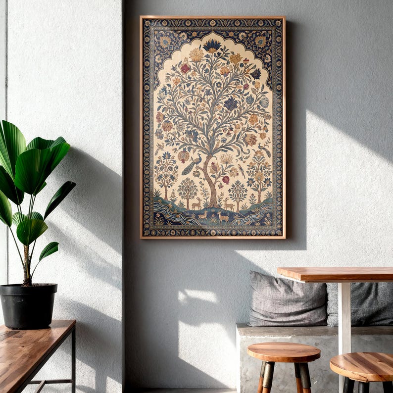 Celtic Tree of Life Canvas Wall Art, Sacred Art for Home, Nature Lover ...