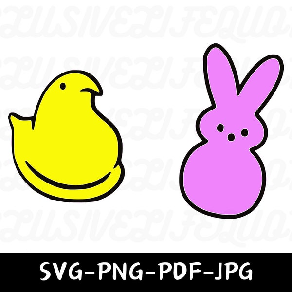 Peeps Svg - Etsy