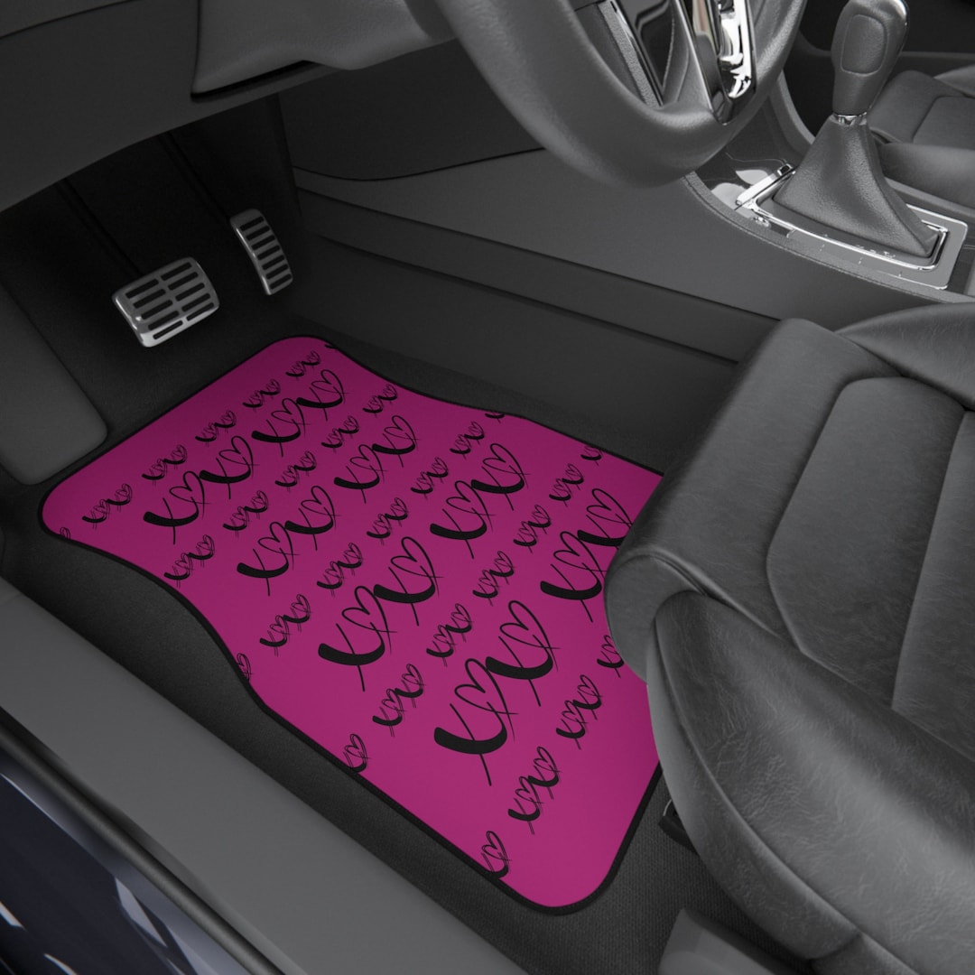 High Quality Cute XOXO Hearts Car Mats, Gift for Her, Girlfriend Gift ...