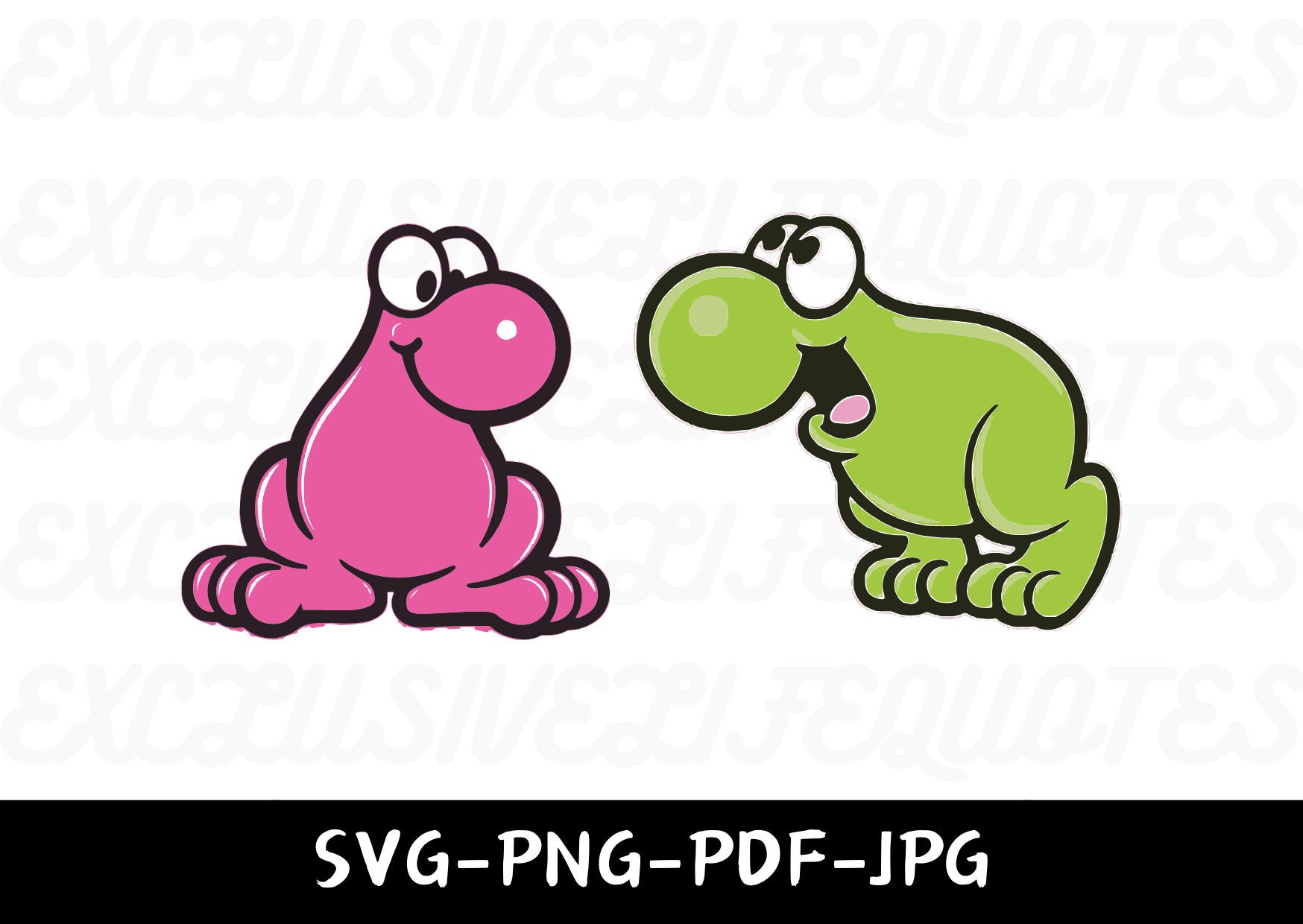 SVG Funny Pink & Green Nerd Candy Prints, Digital Art, Cricut Bundle, Printable, Clipart, Frogs ...