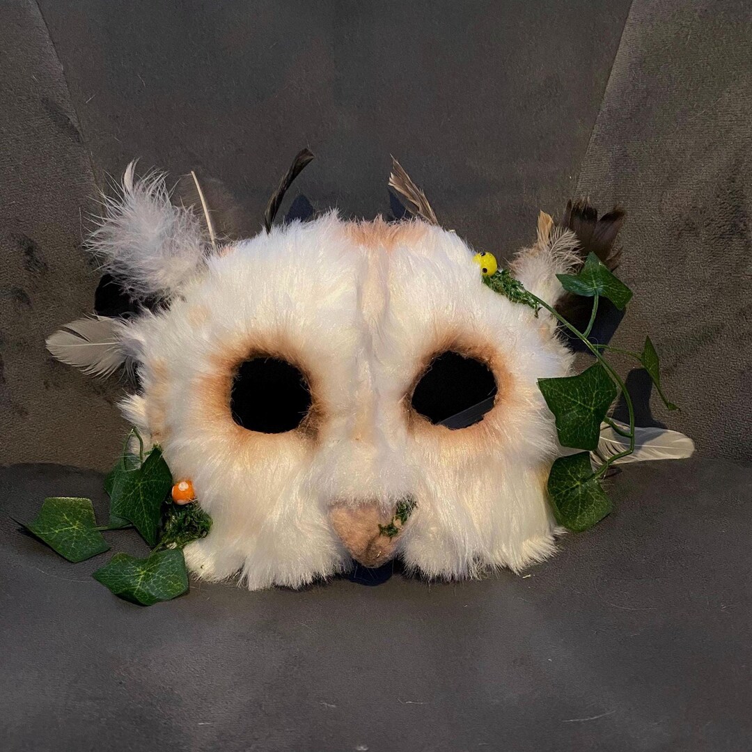 Barn Owl Therian Mask - Etsy