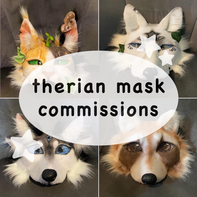 Therian Mask Coyote - Etsy