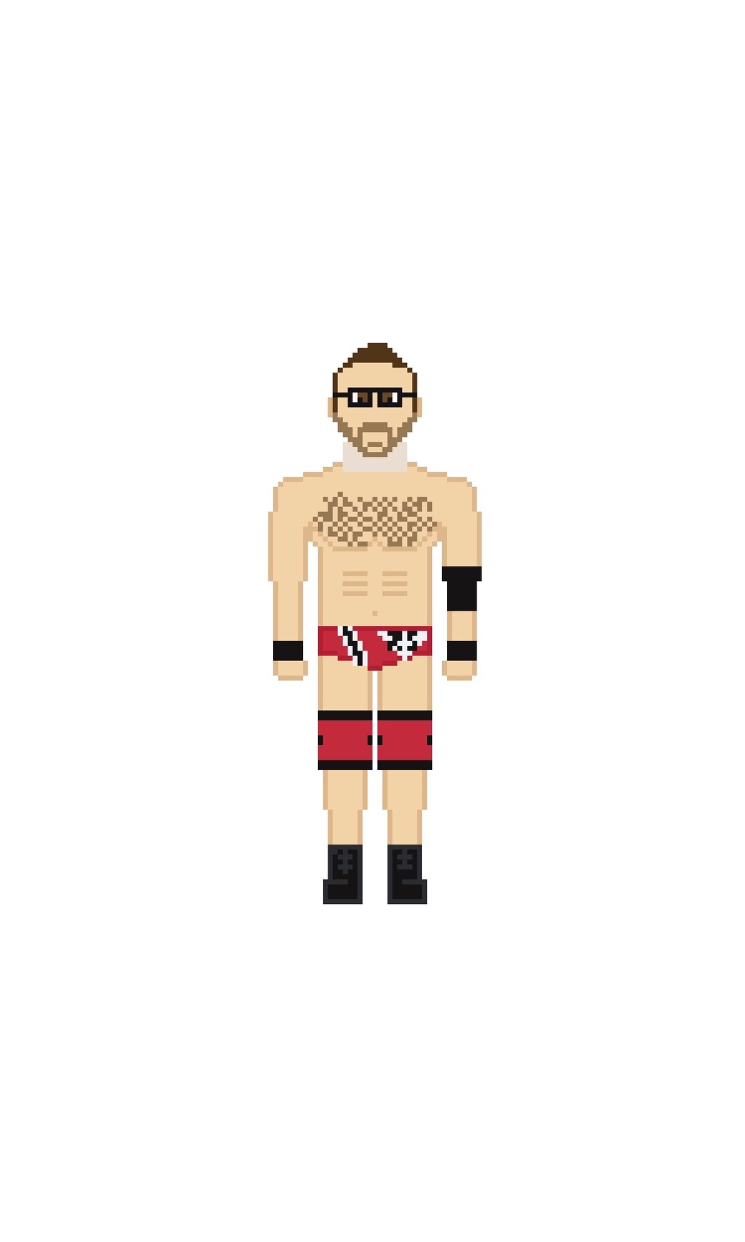 Neckstrong Roderick Strong Cross Stitch Pattern, Professional Wrestling ...