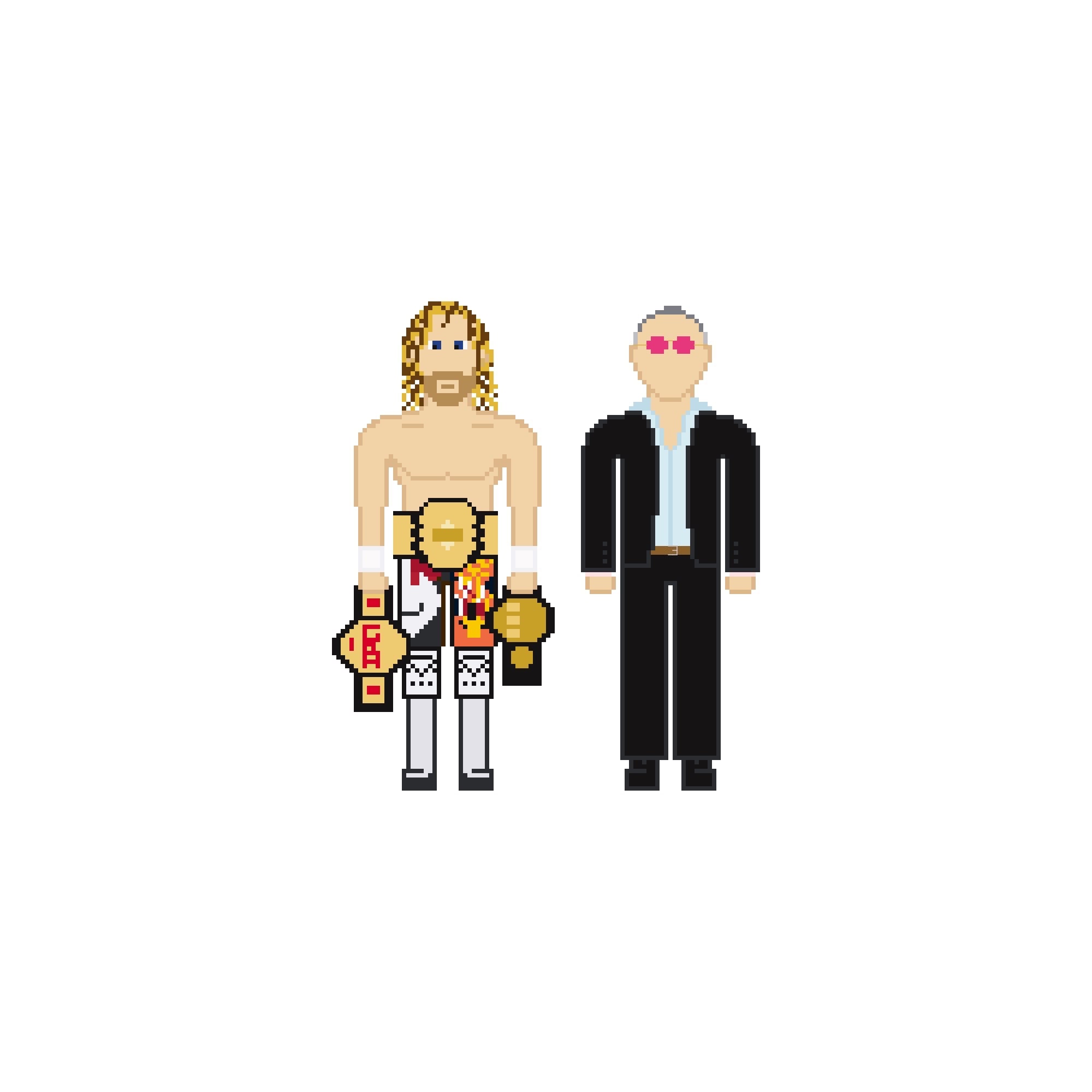 Kenny Omega belt Collector & Don Callis Cross Stitch Pattern ...