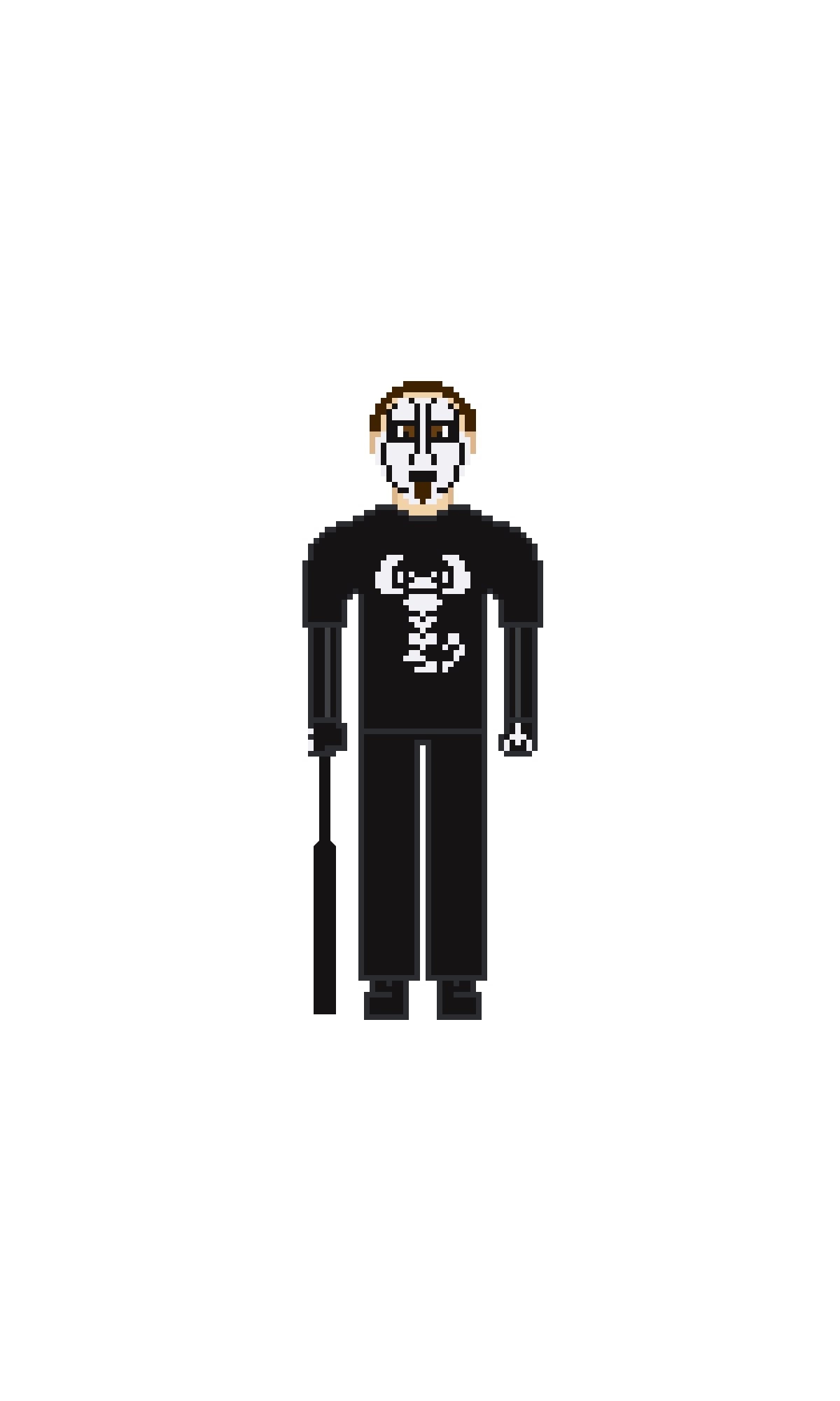 Sting AEW Cross Stitch Pattern, Professional Wrestling Cross Stitching ...