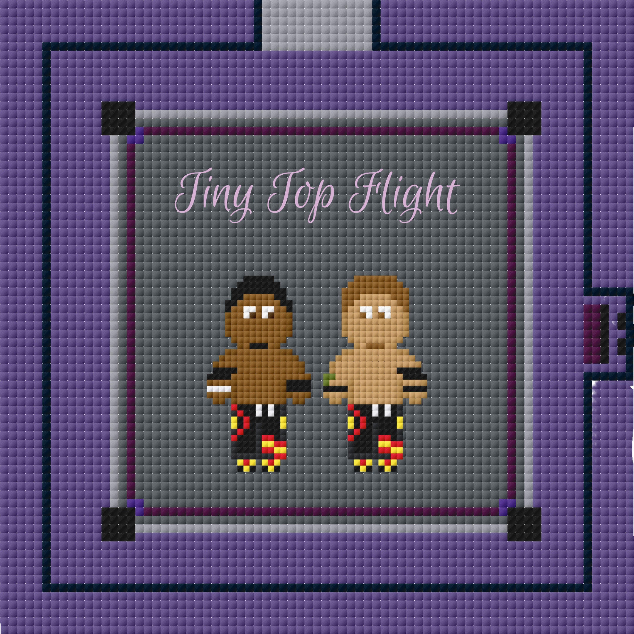 Tiny Top Flight Cross Stitch Pattern, Professional Wrestling Cross ...