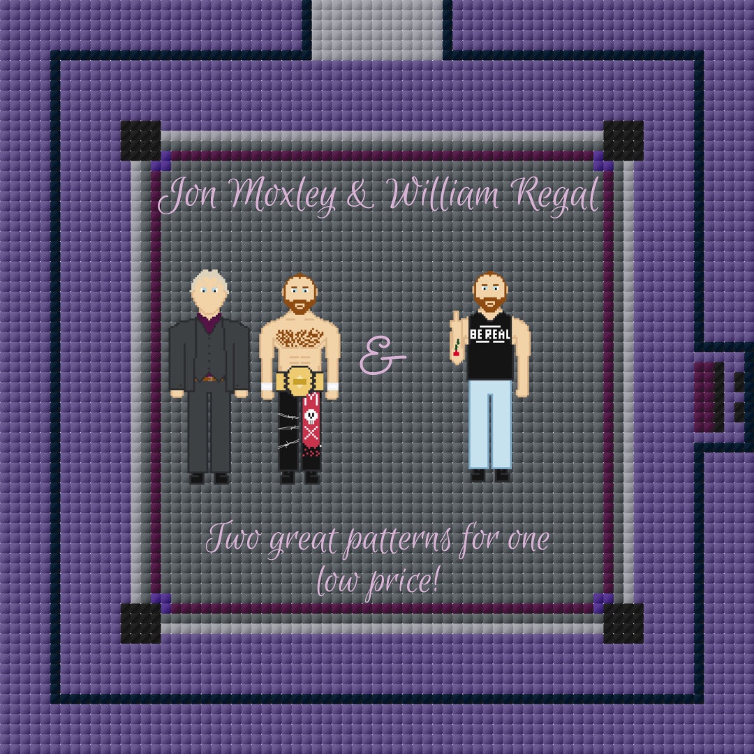 Jon Moxley W/ William Regal Cross Stitch Pattern Professional - Etsy