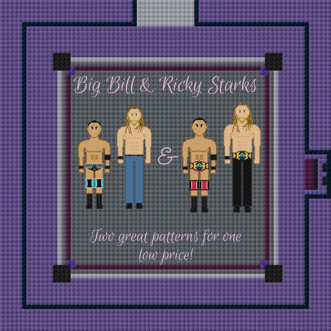 Absolute Ricky Starks & Big Bill Cross Stitch Pattern - Etsy Absolute Ricky Starks & Big Bill Cross Stitch Pattern - Etsy