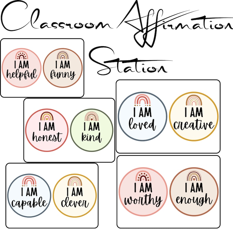 Classroom Affirmation Station , Classroom Decor ,affirmation Station ...