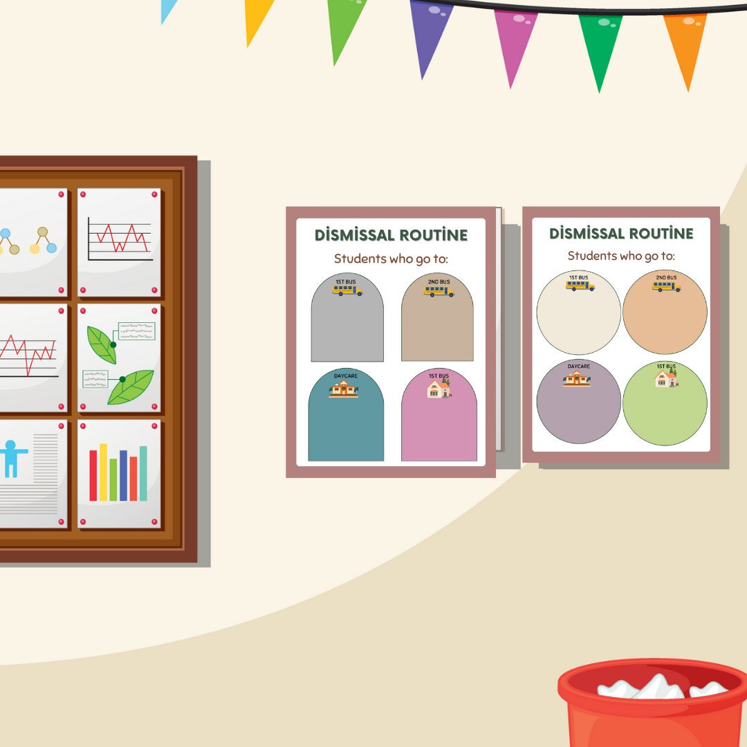 Classroom Dismissal Table ,dismissal Chart , Editable Features ...