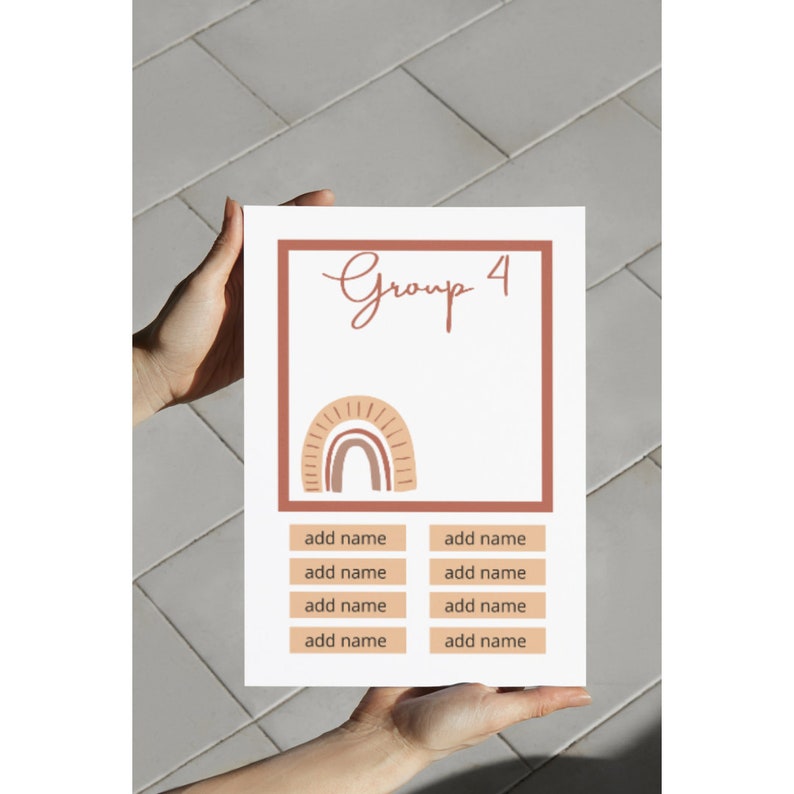 Classroom Group Labels, Classroom Pastel Group Labels , Classroom Decor ...