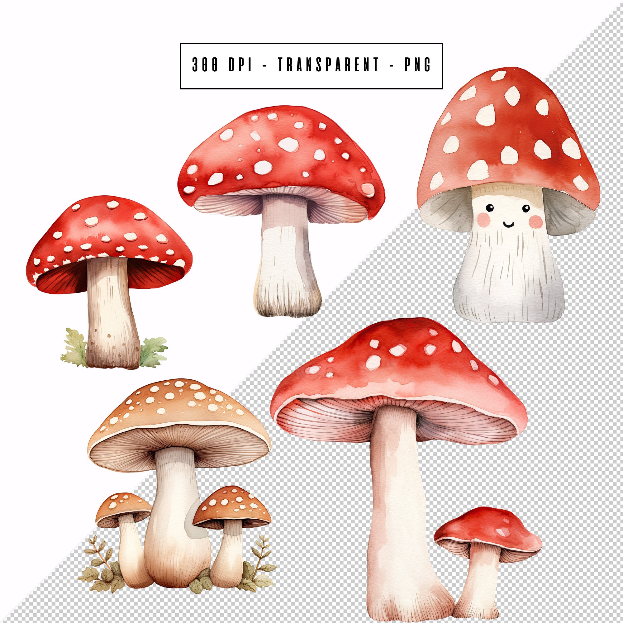 Watercolor Fairy Garden Clipart Bundle, Colorful Fairy Garden, Fairy ...