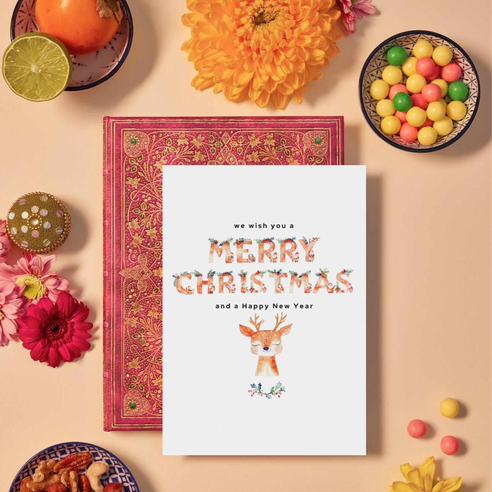 Watercolor Santa Alphabet Clipart: Christmas PNG Bundle (commercial Use ...