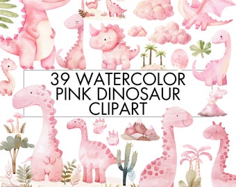 Pink Dino - Etsy