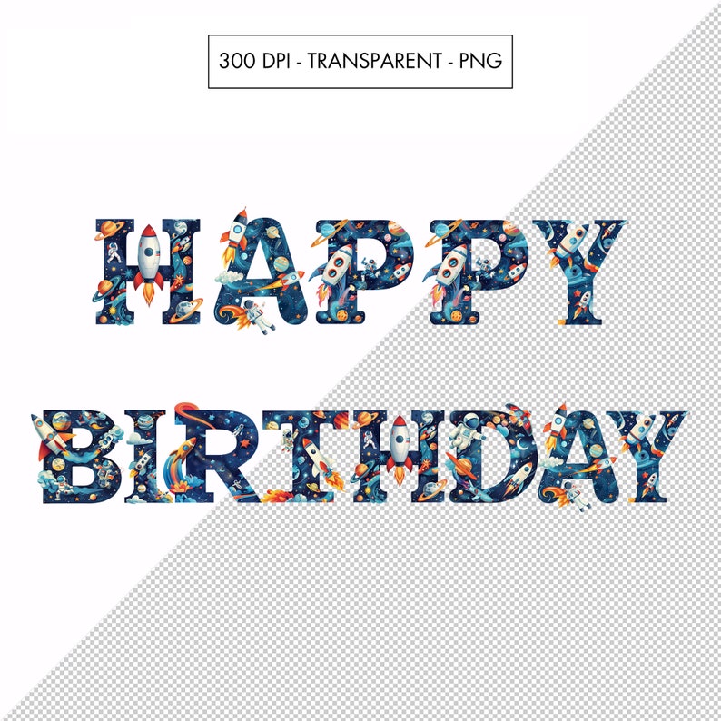 Watercolor Space Alphabet Clipart: Rocket & Astronaut Letters (digital ...