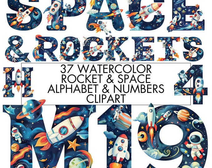 Space Alphabet Classroom Print | Learn the ABC Preschool | Homeschool ...