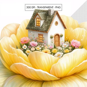 Watercolor Spring Fairy Clipart Bundle: 30 PNG Files (commercial Use ...