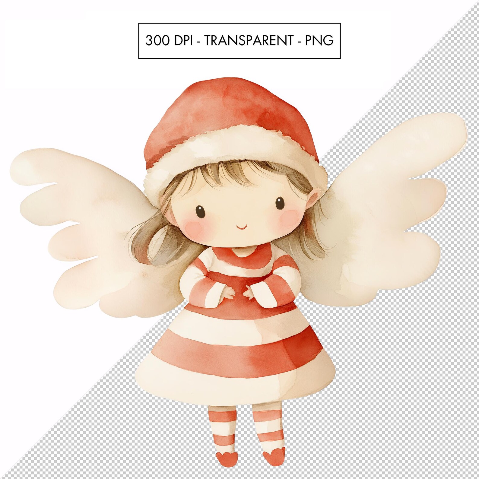 Watercolor Christmas Clipart Bundle: Cozy Wonderland PNG (digital ...