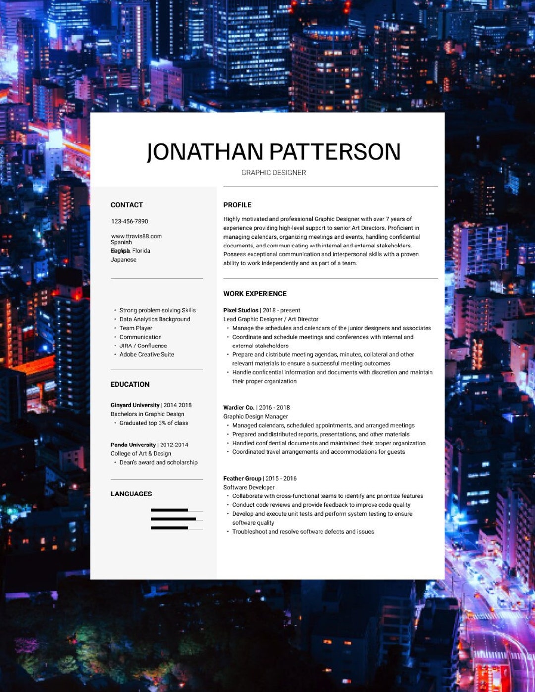 Beginner's Resume, Simple Resume Template, First Time Resume Builder ...