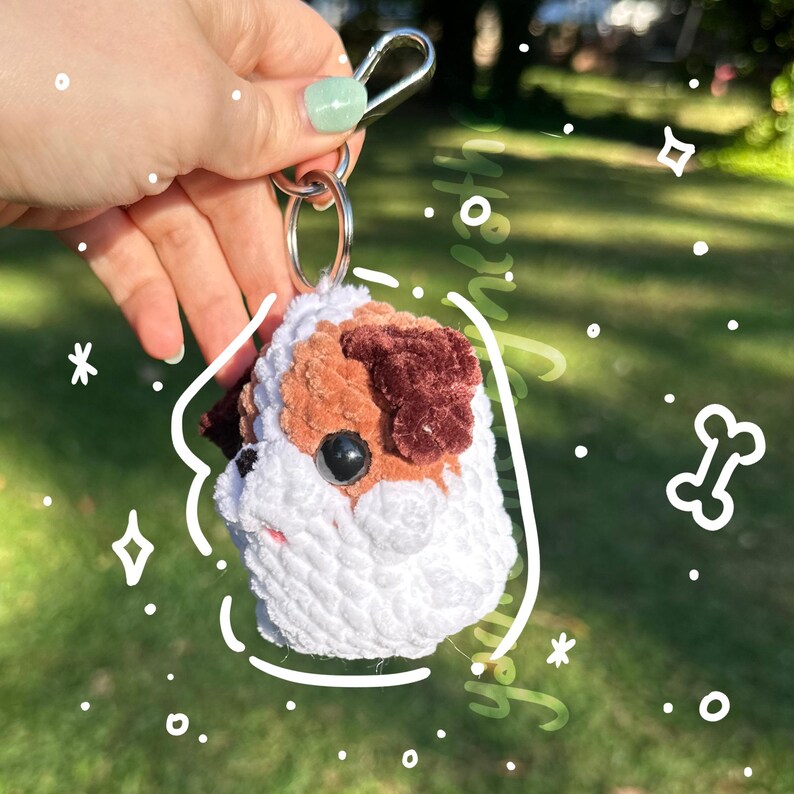 Handmade Crochet Jack Russell Terrier Plush: Pocket Pet, Chunky Yarn - Etsy