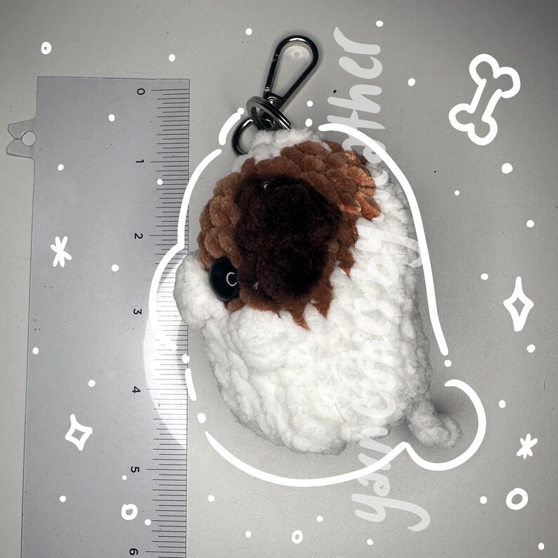 Handmade Crochet Jack Russell Terrier Plush: Pocket Pet, Chunky Yarn - Etsy