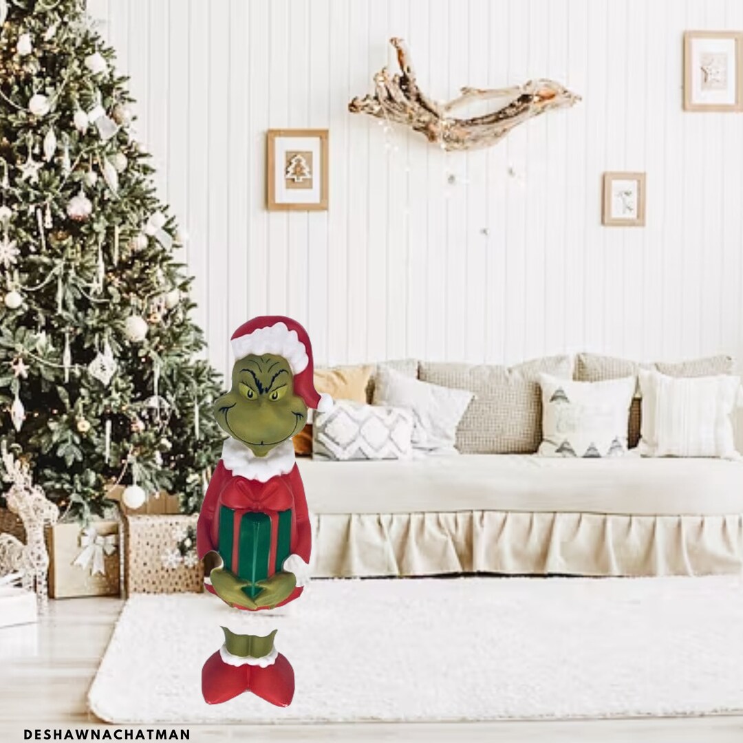 Christmas Décor 36 Inch LED Lighted the Grinch With Christmas - Etsy